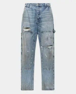 Ksubi Men's Operator Distressed Carpenter Jeans - Denim