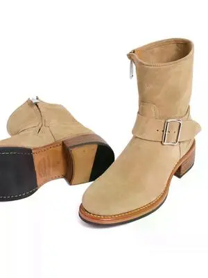 Dsquared2 Buckled Zip Up Boots - Neutrals