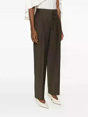 TOTEME Pleated Trousers - Brown