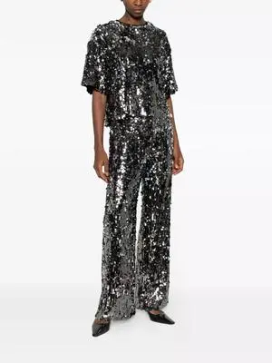 Max Mara Sequin-embellished Trousers