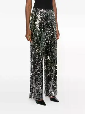 Max Mara Sequin-embellished Trousers