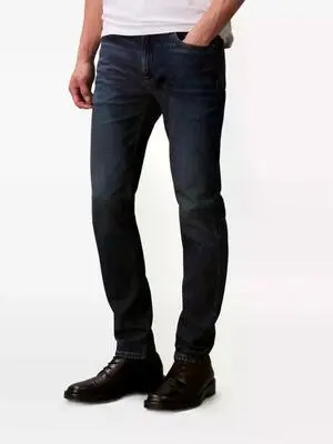 Calvin Klein Five-pocket Jeans With Logo Patch