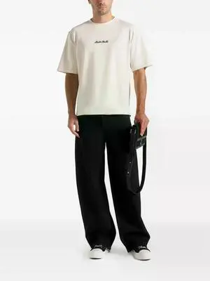 Manière De Voir Signature Cotton T-shirt - Neutrals