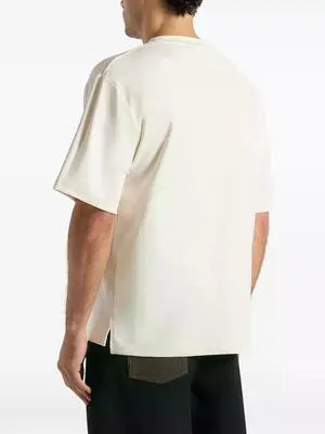 Manière De Voir Signature Cotton T-shirt - Neutrals
