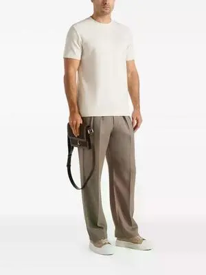 Manière De Voir Ts002 Regular Fit Cotton T-shirt Black - Neutrals