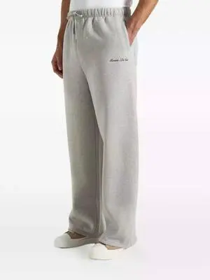 Manière De Voir Maniere De Voir Signature Script Wide Leg Joggers - Grey