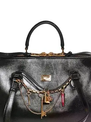 Dolce & Gabbana Medium Leather Tote - Black
