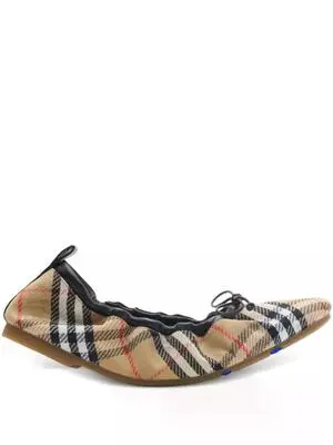 Burberry Trimmed Flats For Women