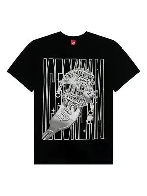 ICECREAM Pasta Graphic-print T-shirt - Black