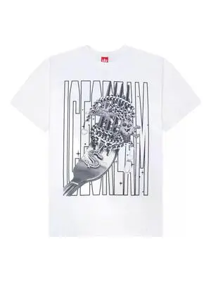 ICECREAM Pasta Short-sleeve T-shirt - White