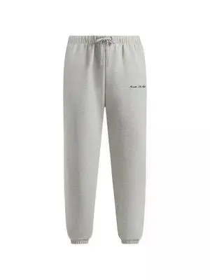 Manière De Voir Js005 In Marl Signature Regular Fit Cuffed Joggers - Grey