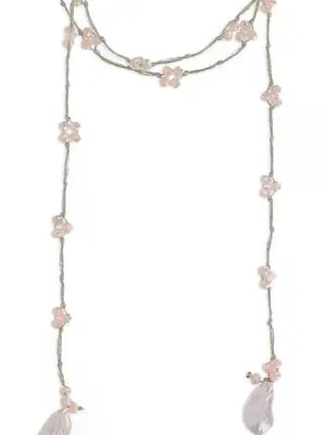 MELA Embellished Necklace - Silver