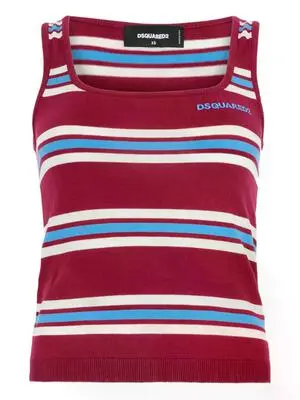 Dsquared2 Striped Knit Tank Top