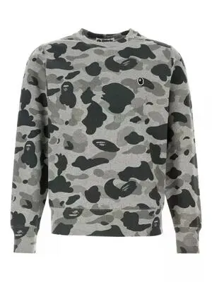 A BATHING APE Logo-patch Cotton Sweatshirt