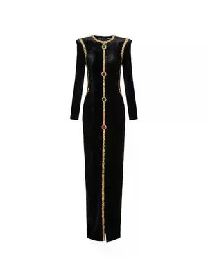 Balmain Long Sleeve Evening Dresses