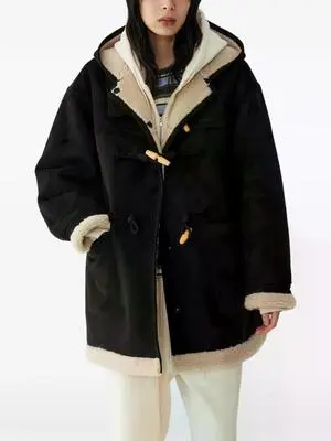 STUDIO TOMBOY Toggle-fastening Duffle Coat - Black