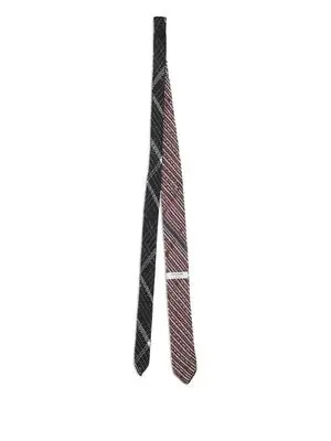 Thom Browne Plaid-jacquard Neck Tie