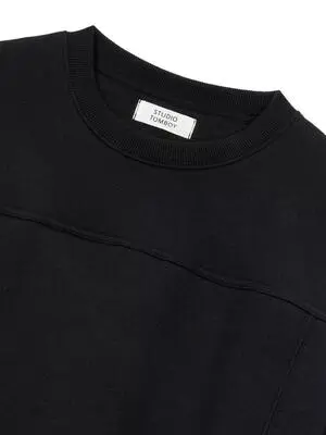 STUDIO TOMBOY Fleece-lined Sweatshirt - Black