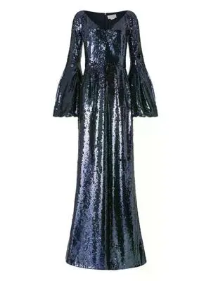 Genny V Neck Evening Dresses