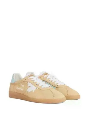 Dsquared2 Leaf Appliqué Trainers - Neutrals