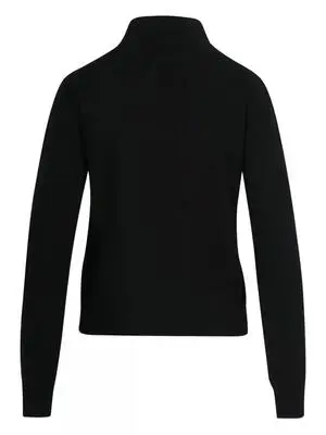 N°21 Buttoned Long-sleeve Polo Top