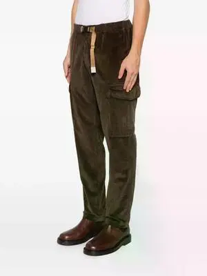 WHITE SAND Corduroy Trousers With Belt