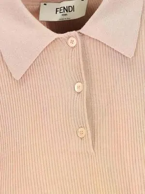 Fendi Button-up Short Sleeve Polo Shirt