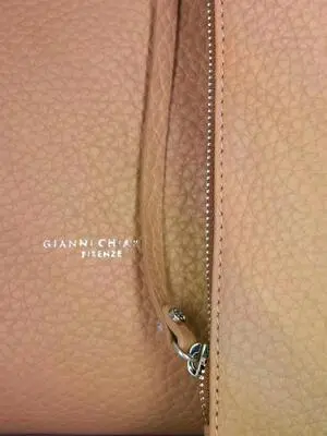 GIANNI CHIARINI Leather Shoulder Bag - Neutrals