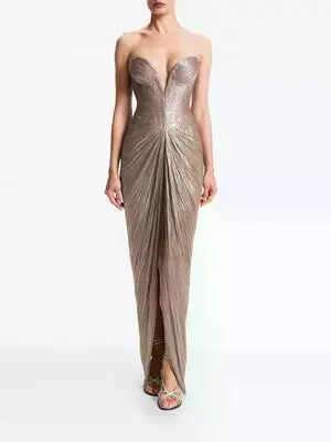 MARIA LUCIA HOHAN Alessandra Strapless Maxi Dress