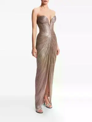 MARIA LUCIA HOHAN Alessandra Strapless Maxi Dress