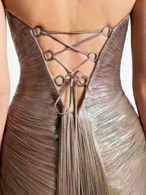MARIA LUCIA HOHAN Alessandra Strapless Maxi Dress
