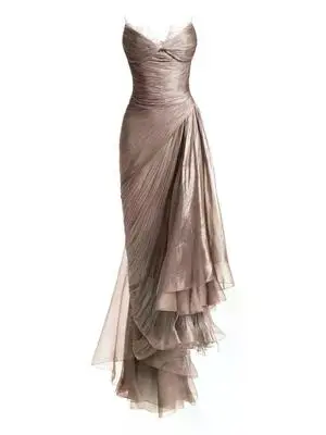 Glamorous Draped Evening Wear