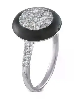 LB EXCLUSIVE Platinum Diamond Cocktail Ring - Silver