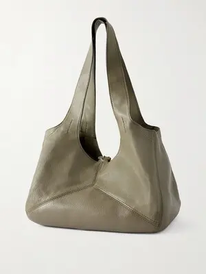Chloé Balloon Full-grain Leather Tote - Green