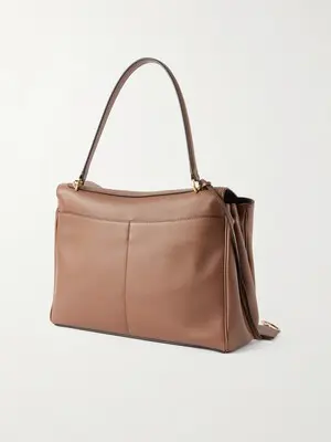 Balenciaga Rodeo Medium Leather Shoulder Bag - Brown