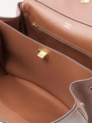 Balenciaga Rodeo Medium Leather Shoulder Bag - Brown
