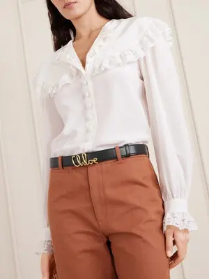 Chloé Leather Belt - Black