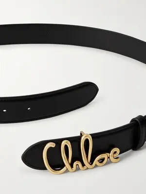 Chloé Leather Belt - Black