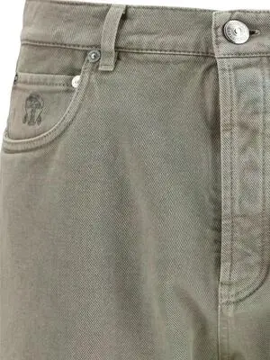 Brunello Cucinelli Five-pocket Jeans - Green