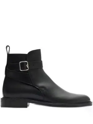 Burberry Leather Manor Jodhpur Boots
