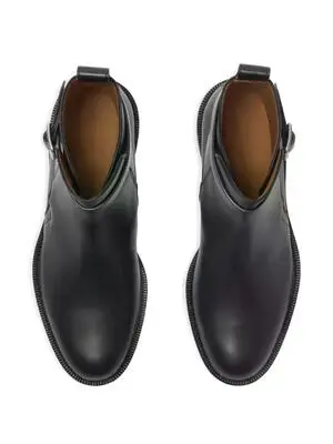 Burberry Leather Manor Jodhpur Boots