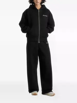 Manière De Voir Maniere De Voir Signature Relaxed Fit Zip Hoodie