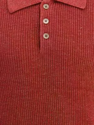 Brunello Cucinelli Short-sleeve Knitted Polo Shirt