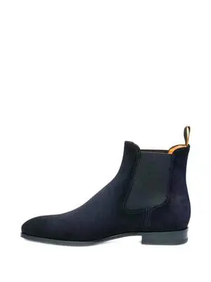 Santoni Suede Chelsea Boots
