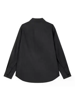 STUDIO TOMBOY Concealed Button Shirt - Grey