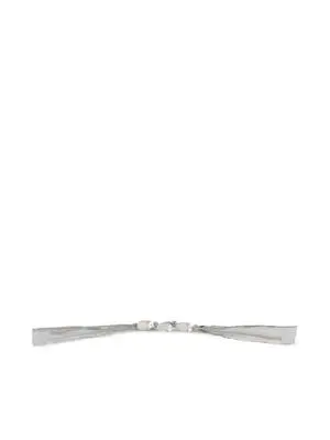 MELA Embellished Pearl Bracelet - Grey