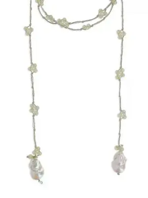 MELA Embellished Necklace - Green