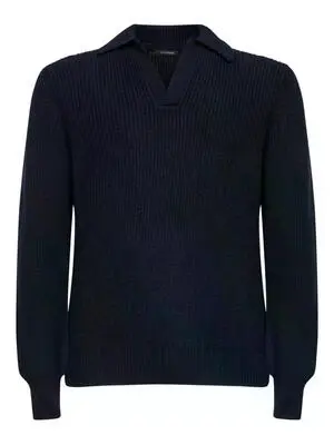 Tagliatore Ribbed Long-sleeve Pullover