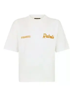 Dsquared2 Rebels Lettering T-shirt - White