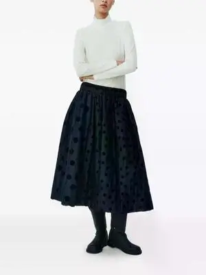 STUDIO TOMBOY Polka-dot Midi Skirt
